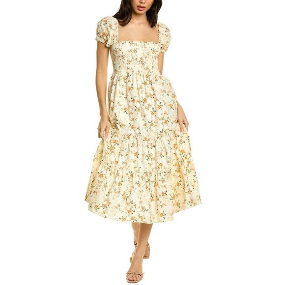 o.p.t | Dresses | Opt Womens Opt Daphne Dress Yellow | Poshmark